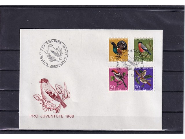 Švajcarska FDC 1968