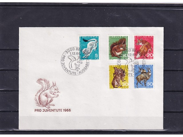 Švajcarska FDC 1966