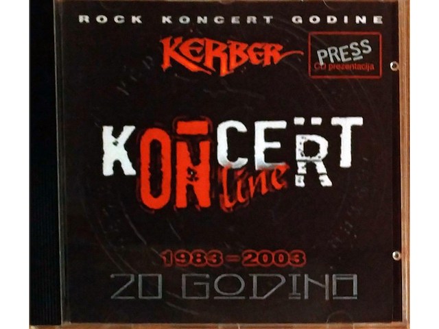 CD KERBER - 20 godina (RETKOOO, press CD iz 2003) MINT