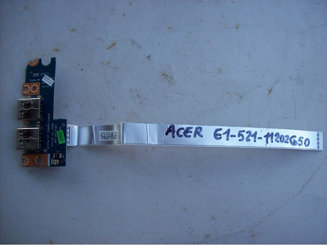 Acer E1-521-11202G50 usb plocica + flet kabal