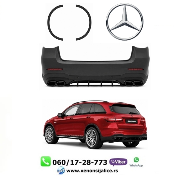 MERCEDES GLC X253 SUV 15-20 BODY KIT AMG ZADNJI