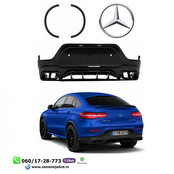MERCEDES GLC C253 COUPE 15-20 BODY KIT AMG ZADNJI