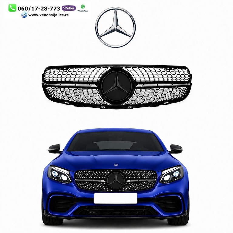 MERCEDES GLC C253 COUPE 15-20 MASKA AMG