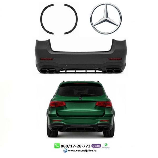 MERCEDES GLC X253 SUV 20-22 BODY KIT AMG ZADNJI