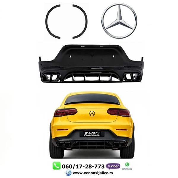 MERCEDES GLC C253 COUPE 20-22 BODY KIT AMG ZADNJI