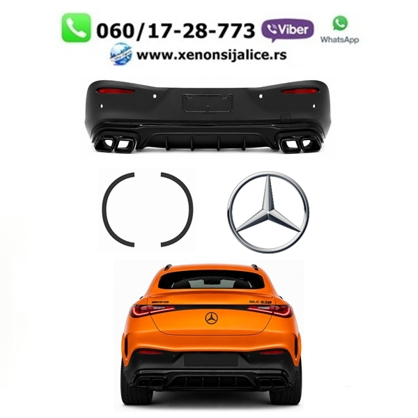 MERCEDES GLC C254 COUPE 23-26 BODY KIT AMG ZADNJI