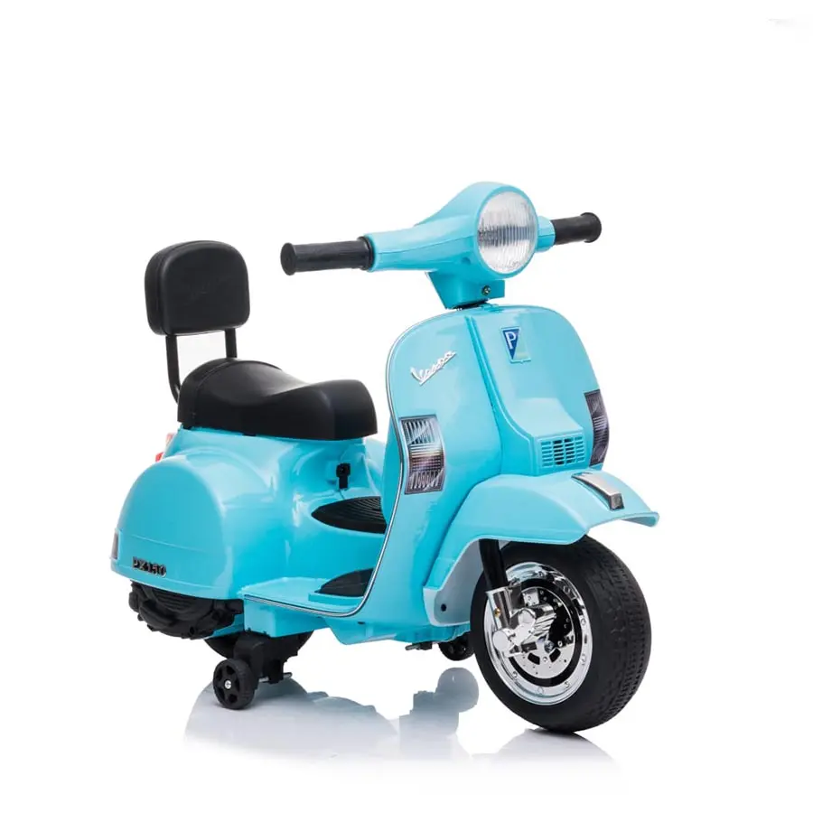 Eurobajk Vespa na akumulator za decu Vespa PX150 6V, Plava