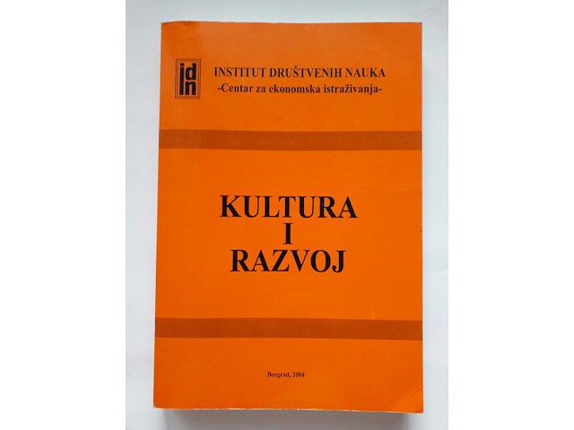 KULTURA I RAZVOJ