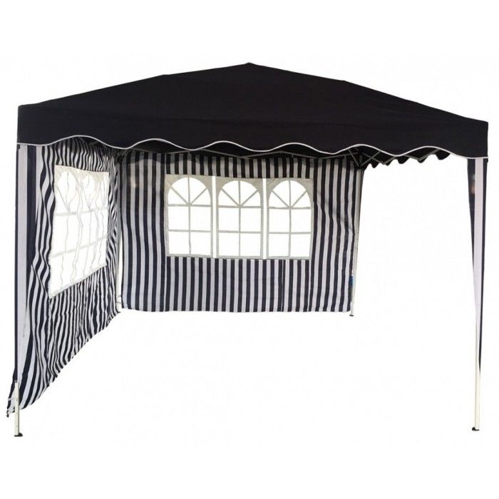 TENDA 3 X 3 PLAVO/BELA SA BOCNIM STRANAMA