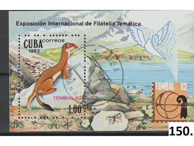 Fauna 150 Kuba blok