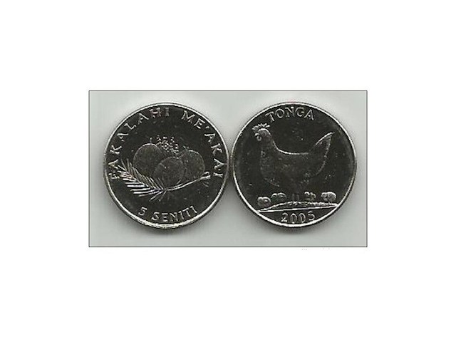Tonga 5 seniti 2005. FAO UNC KM#68a