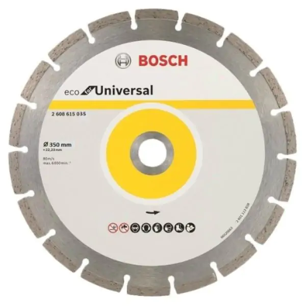 Dijamantska rezna ploča ECO For Universal Bosch 2608615035, 350x25.4x3.2x8