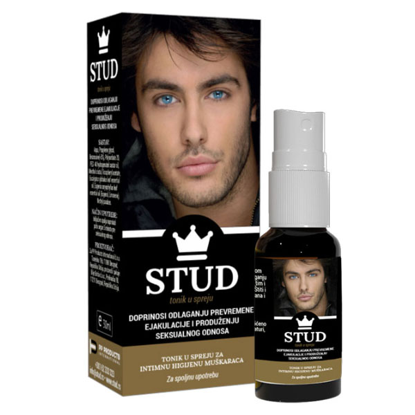 Stud control spray for man