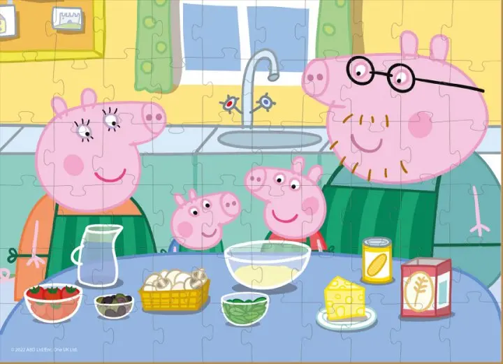 DODO Puzzle Peppa Prase Porodični Ručak