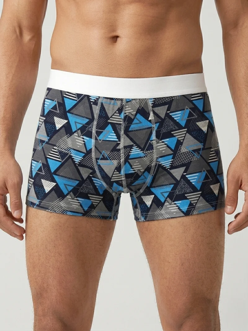 Marco Bokserice Arilje Teget-Plavi Trouglovi | Bear Underwear