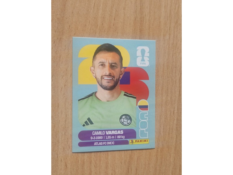 World Cup 2026 Panini sličica broj COL 2