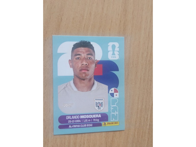 World Cup 2026 Panini sličica broj PAN 2