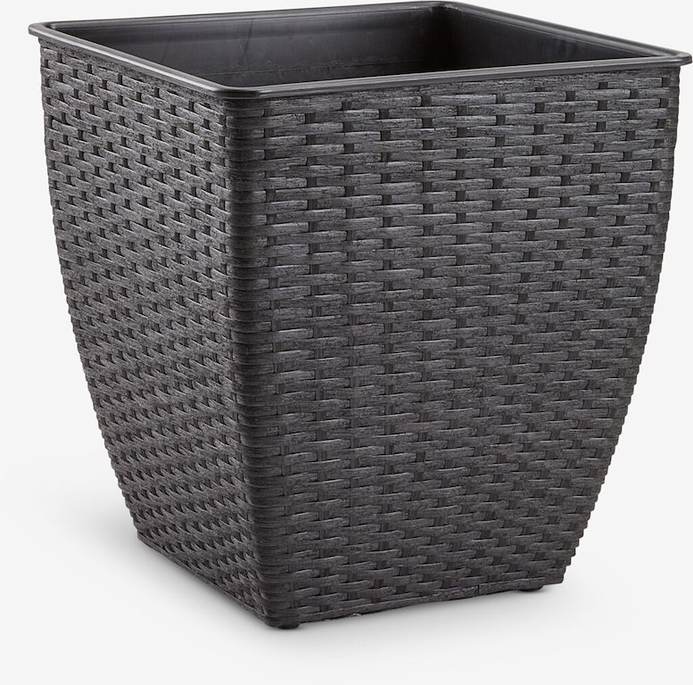Pletena saksija ISLOM 38x38x39 crna