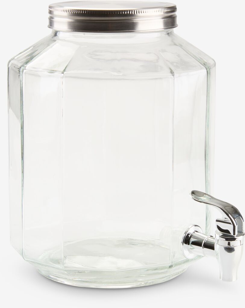 Tegla sa slavinom VANN 4,25ltr. staklo providna