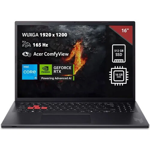 NOTEBOOK 16″ NITRO LITE 16 NL16-71G WUXGA 165HZ/I5-13420H/16GB/512GB/3050 ACER