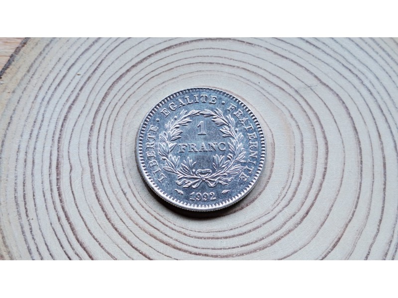 FRANCUSKA 1 FRANC 1992 GODINA JUBILARAC