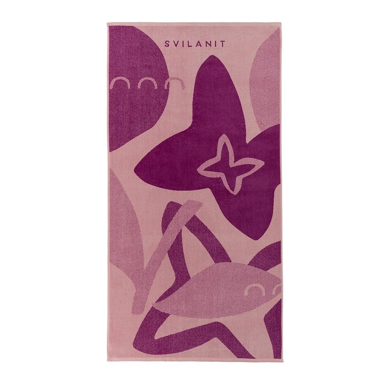 Svilanit premium peškir za plažu Fuchsia, 80 x 160 cm