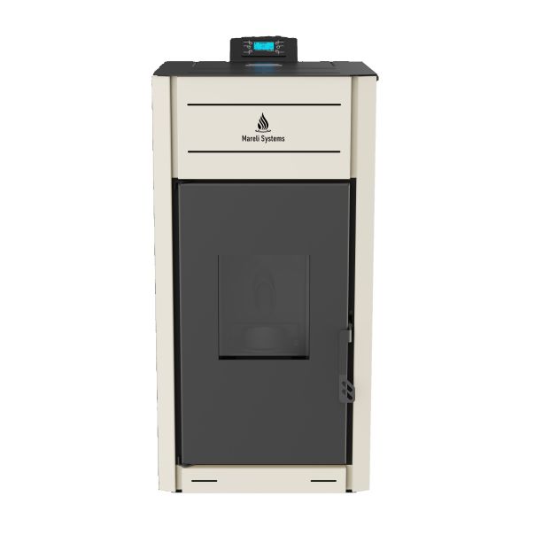 MARELI Kamin na pelet UNO 18 (2kW + 16kW) krem