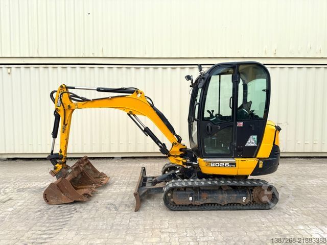 Mini bager
JCB 8026 CTS / 2021 BJ / 1.589 H / 3 x Löffel