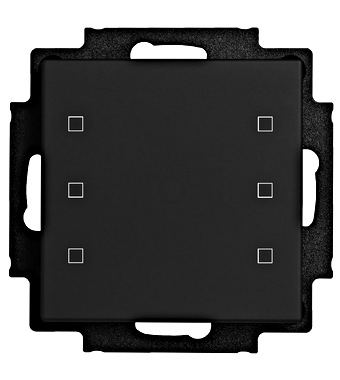 Push button 6-gang,6 x neutral,In -/ Outputs Room thermostat
Sensor for temperature measurement;2 separate temperature controls via KNX;Temperature control with up to 4 sensor values possible;Tem...