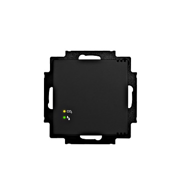 Room climate& CO2 ctrl w. bin./analog in. & CO2/rH indicator
Detection of air quality;(CO2-concentration, rel. humidity, temperature);CO2-sensor (Measuring range 390...5.000 ppm air pressure comp...