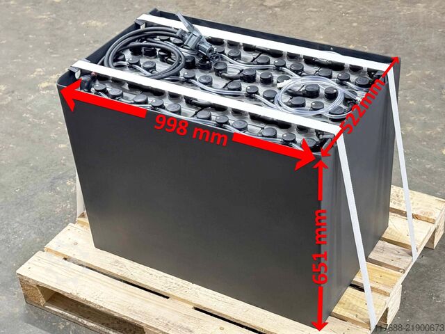 Baterija za viljuškar 48V 5PZS 775AH - DIN A
Linde E16/18/20 - EG16/20 - R20 - Crown SC 3013 - Akku - Garantie