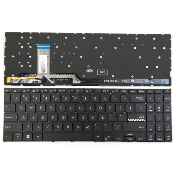 Tastatura za laptop Asus Vivobook X1502 X1502ZA X1503 X1503ZA X1504 X1504VA mali enter, backlight