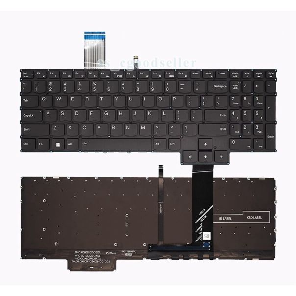 Tastatura za laptop Lenovo Legion 5 Pro 16ARH7 16ARH7H 82RY 82RG RGB backlight mali enter