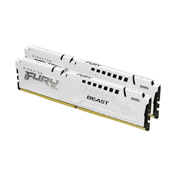 Memorija DDR5 64GB 5200MHz (2x32) Kingston Fury Beast White KF552C40BWK2-64