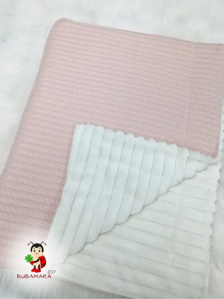 Bubamara037 Pokrivač za bebe, Svetloroze