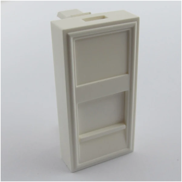 Uložak 45 x 22.5mm (1M) sa 1 slotom za keystone module sa zastorom ravan (FPK1-1M-01 / FA-644-1SP)