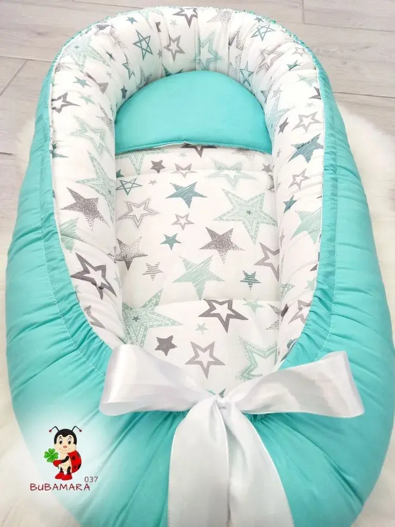 Bubamara037 Gnezdo za bebe Zvezde, Menta
