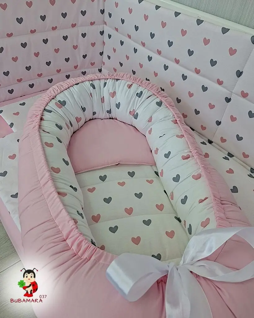 Bubamara037 Gnezdo za bebe Srculenca, Roze
