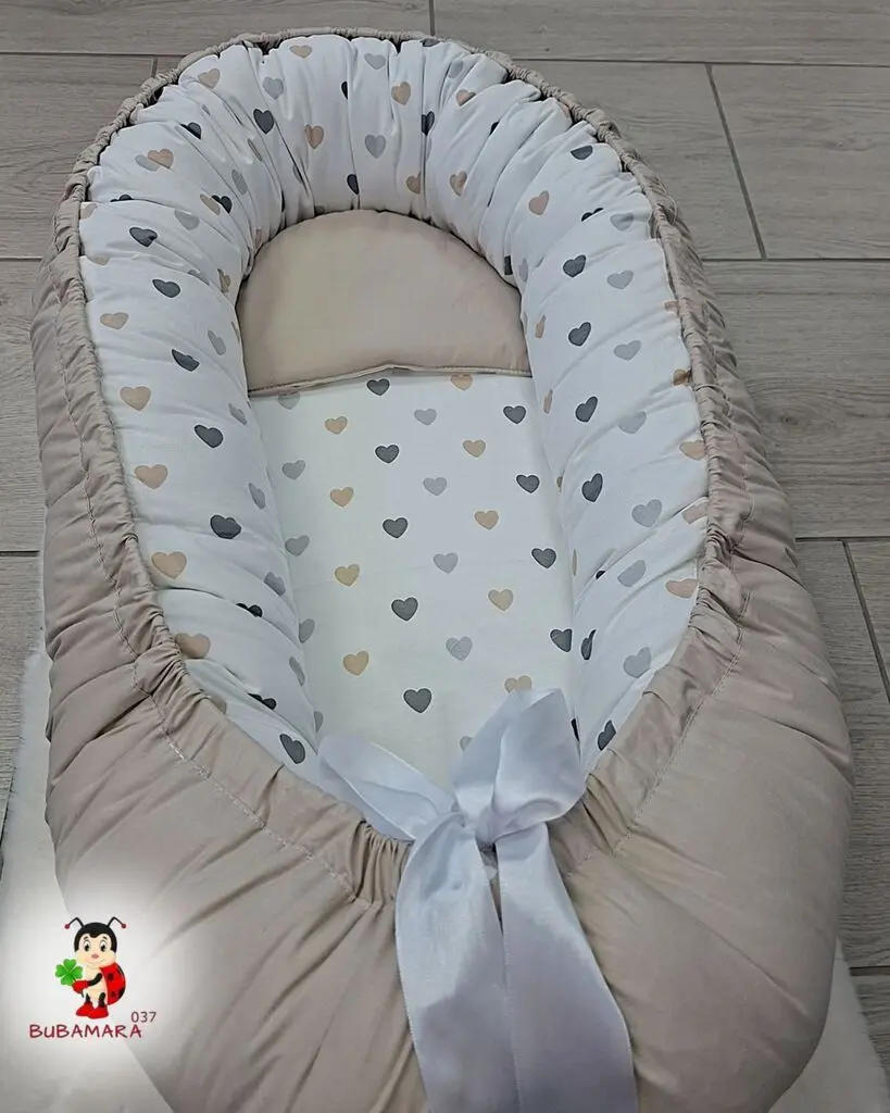Bubamara037 Gnezdo za bebe Srculenca, Bež