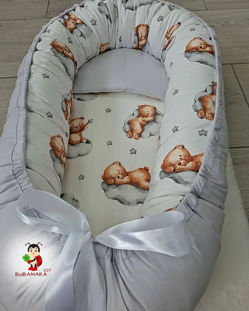 Bubamara037 Gnezdo za bebe Meda na oblaku, Svetlosivo
