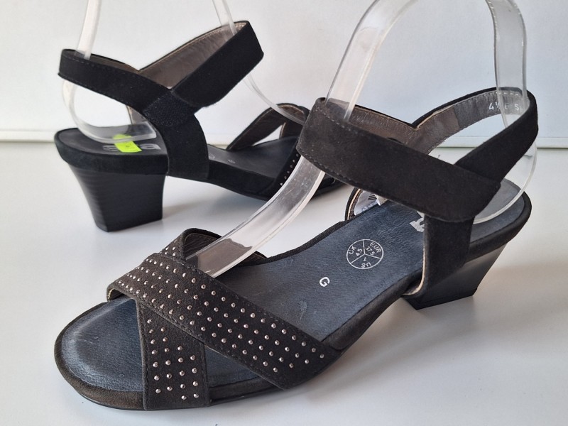 *ARA* KOŽNE SANDALE(90e) br.37,5...NOVE!