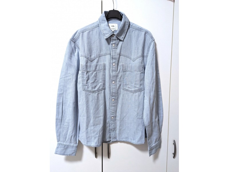 *C&A* Nova prugasta denim košulja - M
