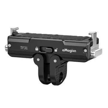 AMAGISN TF31 QUICK RELEASE MOUNT 2.0 FOR INSTA360 GO ULTRA - BLACK