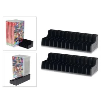 DOBE 2PCS TNS-857 GAME CARD BOX HOLDER STORAGE STAND FOR NINTENDO SWITCH