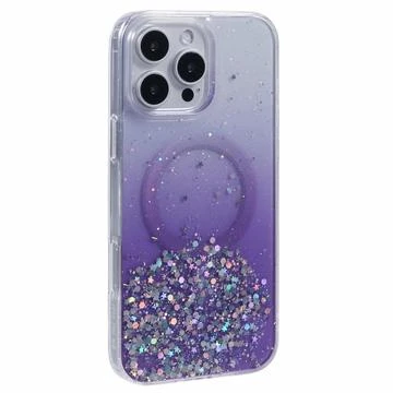 IPHONE 16 PRO MAX SPARKLE GLOW MAGSAFE CASE - PURPLE
