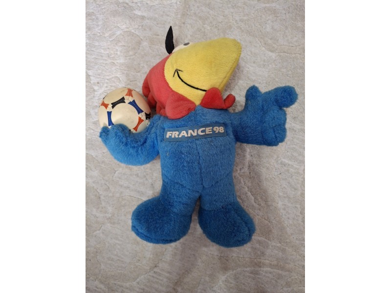 France 1998 Original velika maskota Vintage