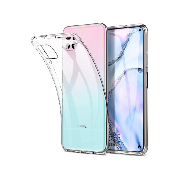 Maska za Huawei P40 Lite/Nova 6 SE transparent silikonska Ultra Thin