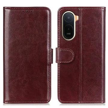 XIAOMI REDMI A7 PRO WALLET CASE WITH STAND - BROWN