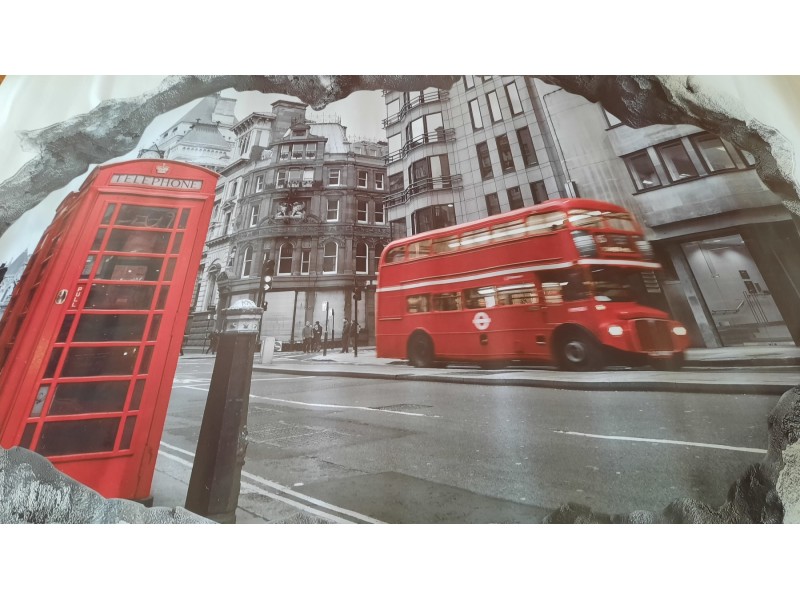 LONDON plastificiran samolepljiv plakat