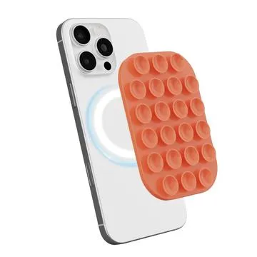 ROUNDED MAGSAFE SILICONE SUCTION CUP PHONE HOLDER